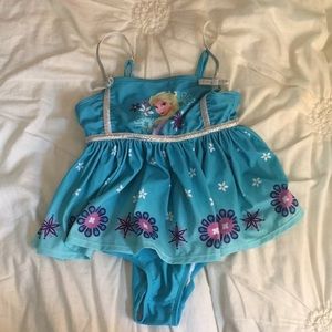 Disney | Swim | Disney Elsa Girls Swimsuit | Poshmark
